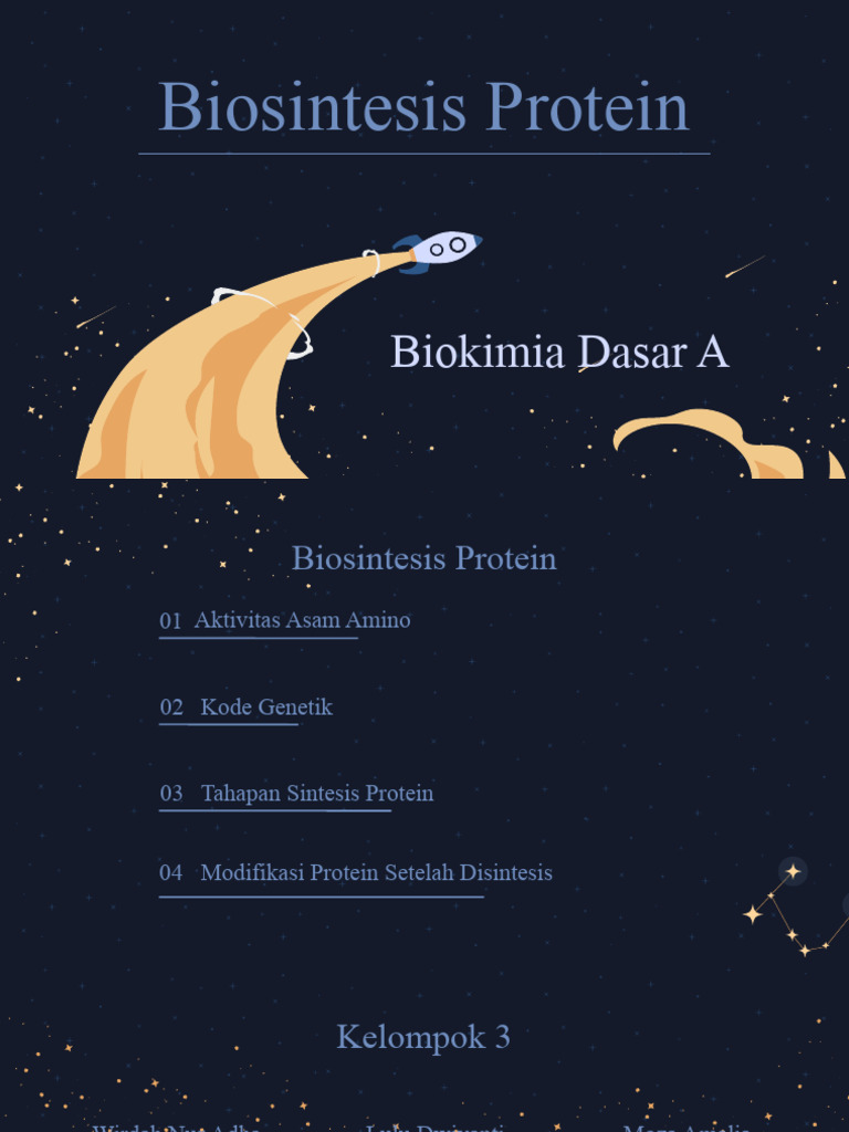 Proses Biosintesis Protein dan Modifikasinya | PDF