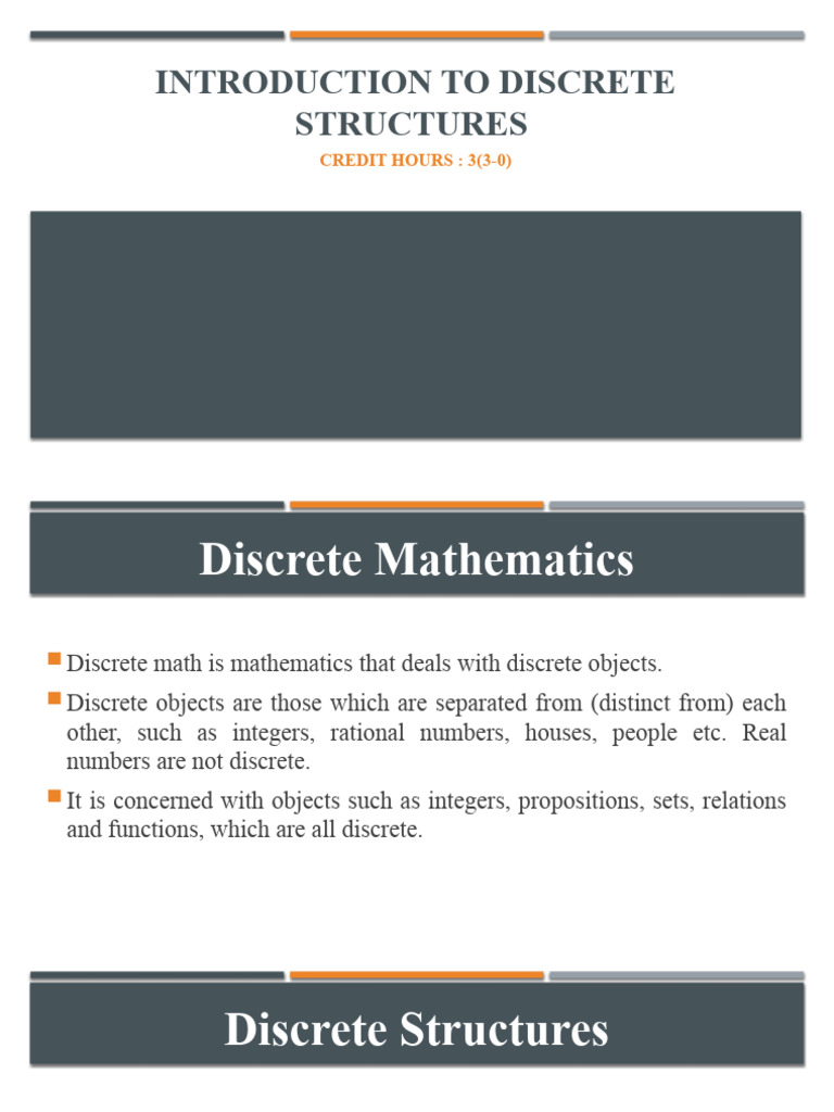 Introduction To Discrete Structures | PDF | Discrete Mathematics | Set (Mathematics)