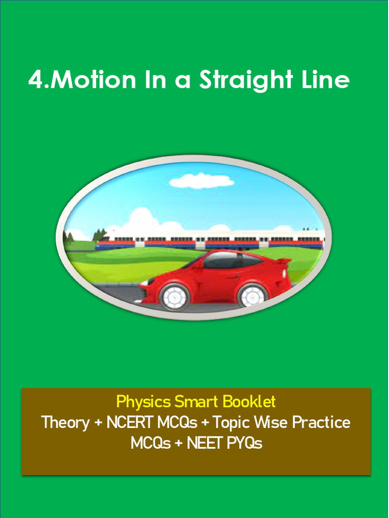 Motion in a Straight Line Guide | PDF | Acceleration | Velocity