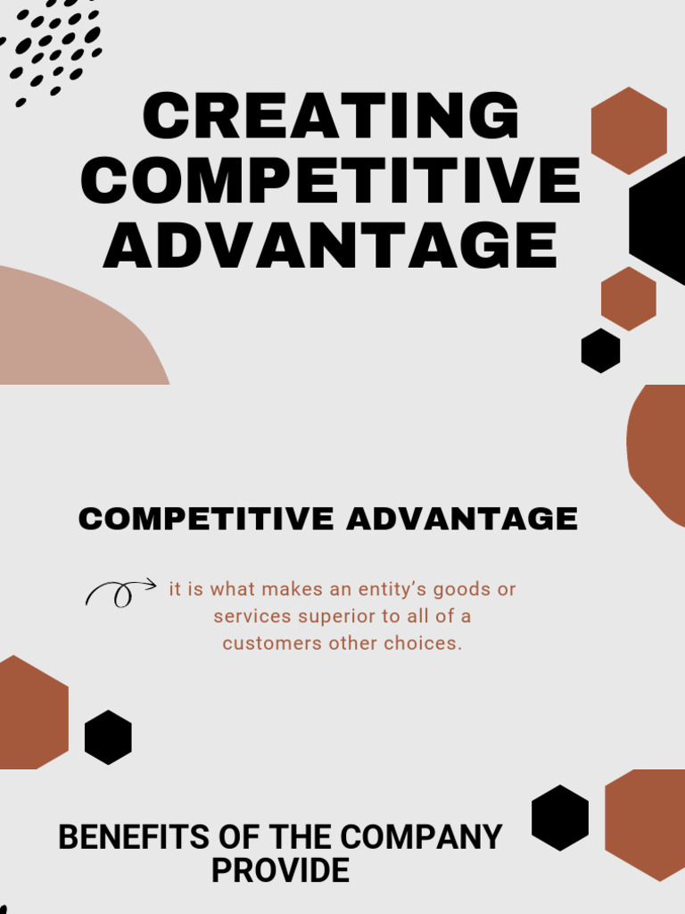 Creating Competitive Advantage | PDF | Competitive Advantage | Business Economics