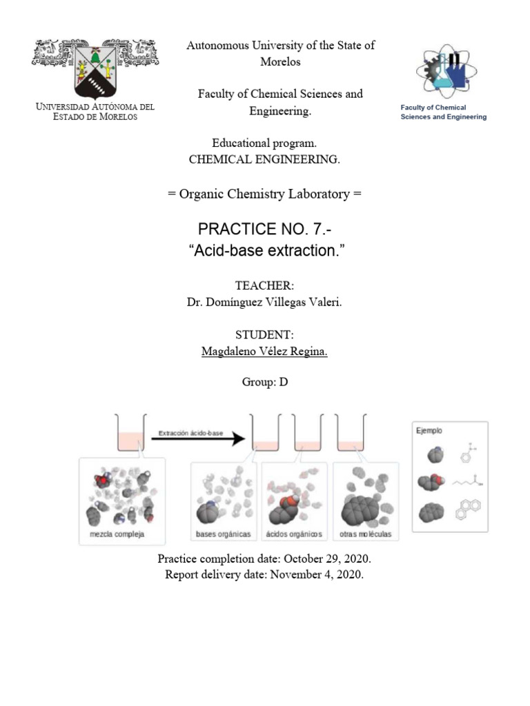 Acid-Base Extraction | Download Free PDF | Acid | Solubility