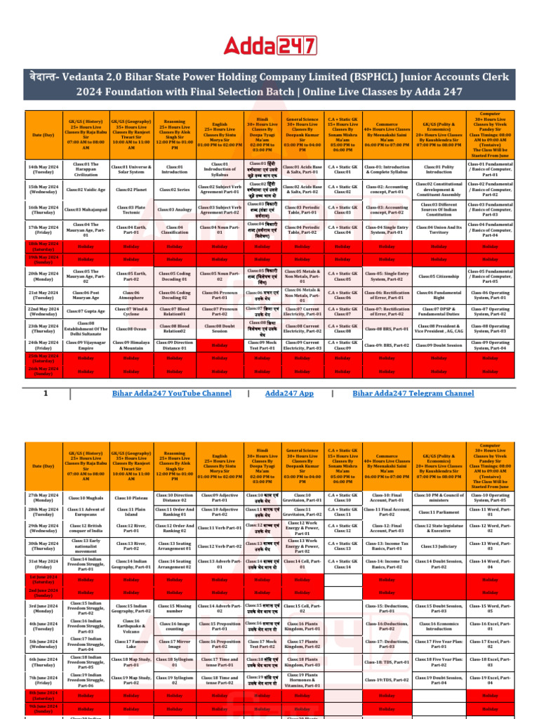 2024 Foundation With Final Selection Batch - Online Live Classes by ...