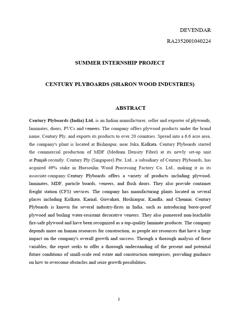 Devendar Int Final 2 | PDF | Regulatory Compliance | Human Resource ...