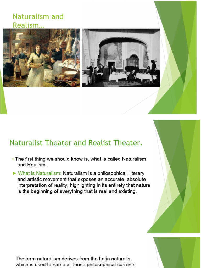 Naturalist Theater and Realist Theater | PDF | Realism (Arts) | Reality