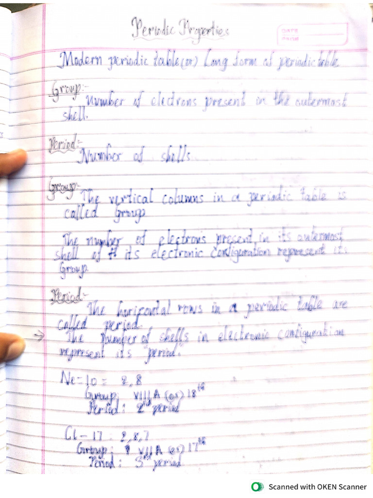 Chemistry Class Notes | PDF