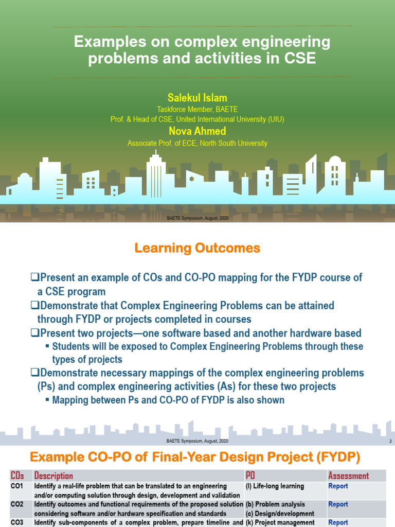 Complex Engineering Problem CSE | PDF | Machine Learning | Engineering