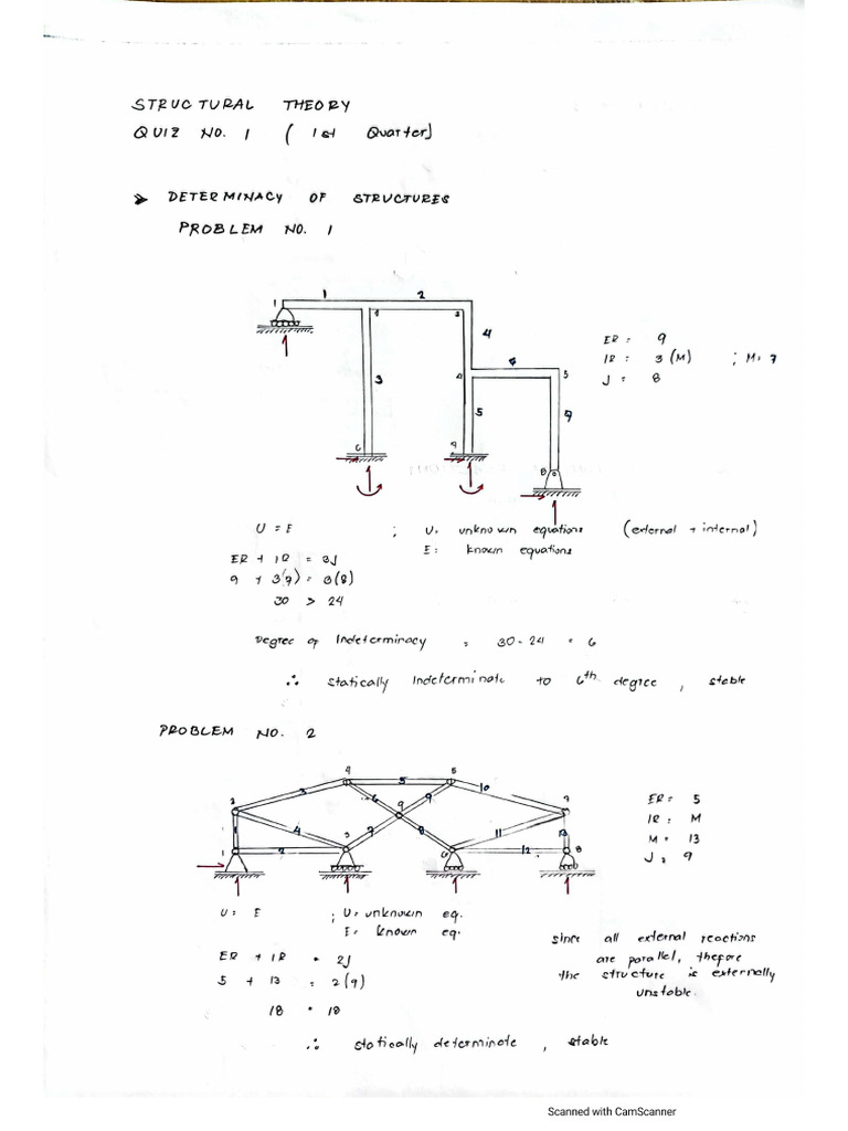 Cie 136 p1 Quiz No. 3 Solution | PDF