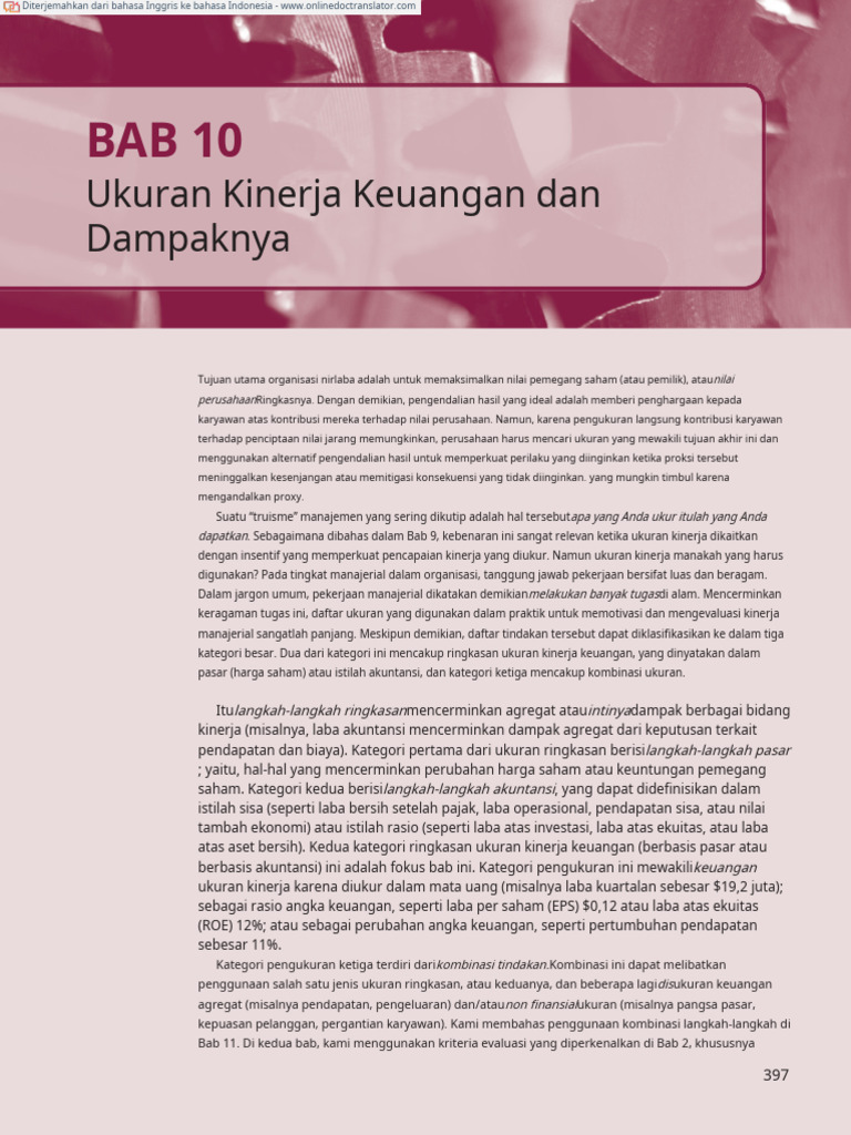 Chapter 10 SPM - Bhs. Indonesia | PDF