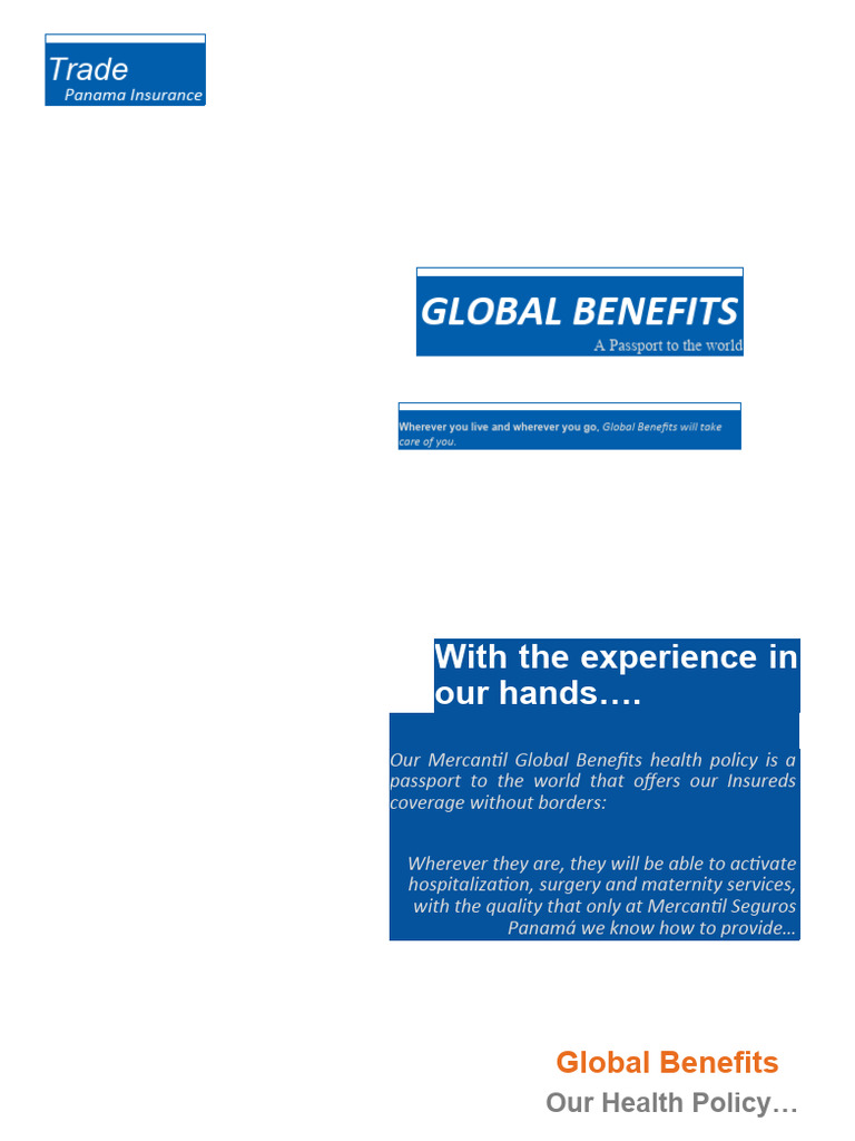 Global Benefits - Mercantil Seguros Panama - Public Version | PDF ...