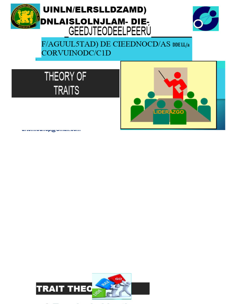 Trait Theory | PDF | Leadership | Extraversion And Introversion