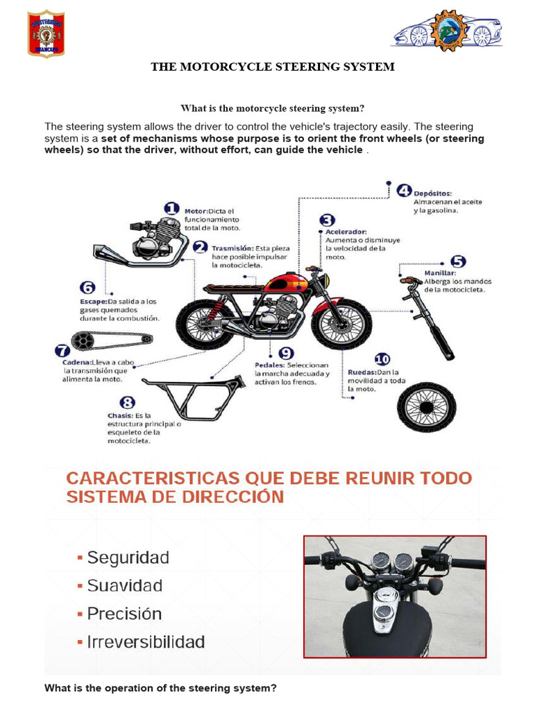 The Motorcycle Steering System | PDF | Business | Computers