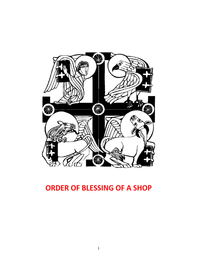 Order of Blessing of A Shop | Download Free PDF | Blessing | Prayer