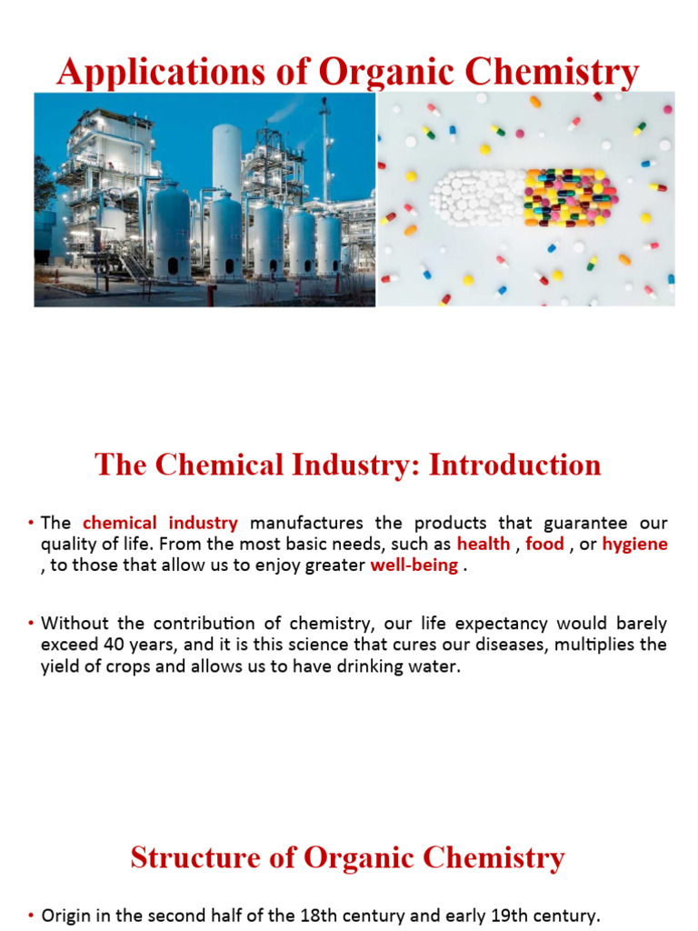 Organic Chemistry in Industry | PDF | Chemical Industry | Petrochemical