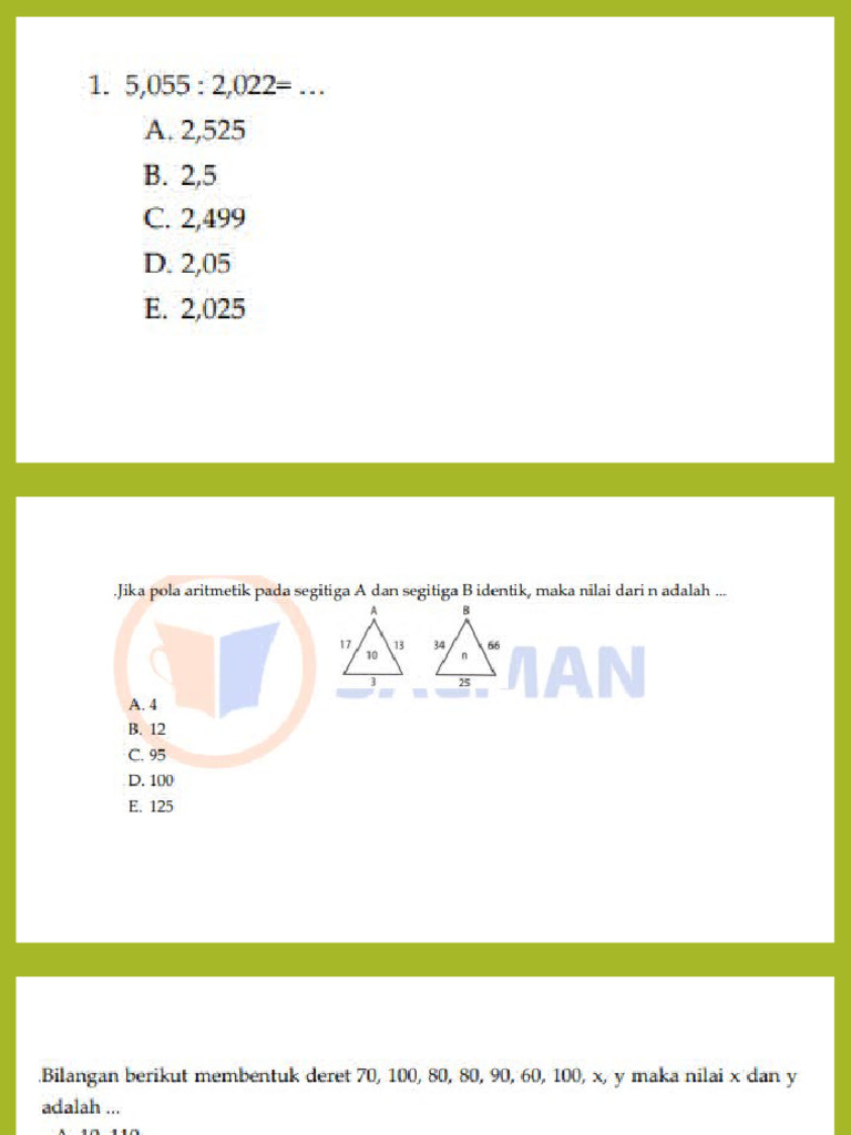 Soal Post Test | PDF