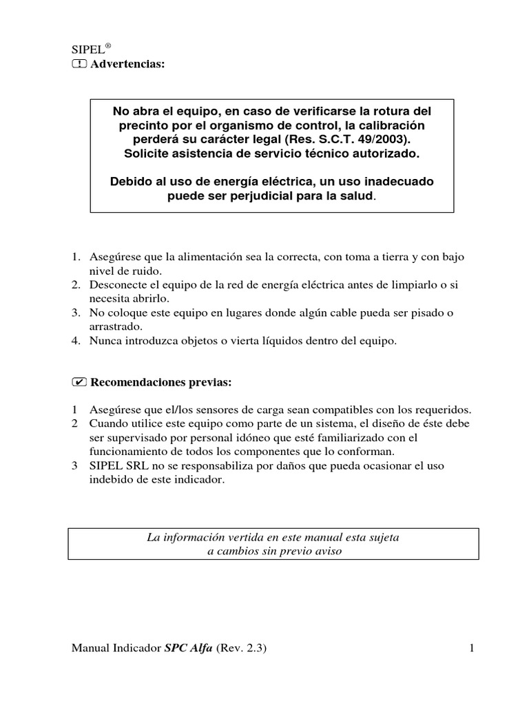 Manual SPC | PDF | Teclado | Impresora (Computación)