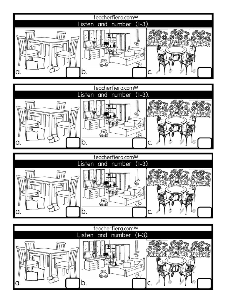5 My New House Worksheets 1 10 | PDF