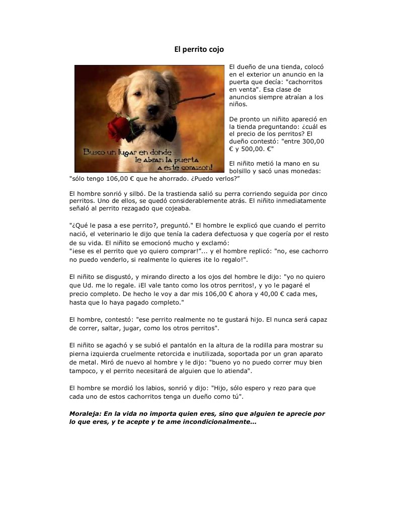 El Perrito Cojo | PDF | Ocio