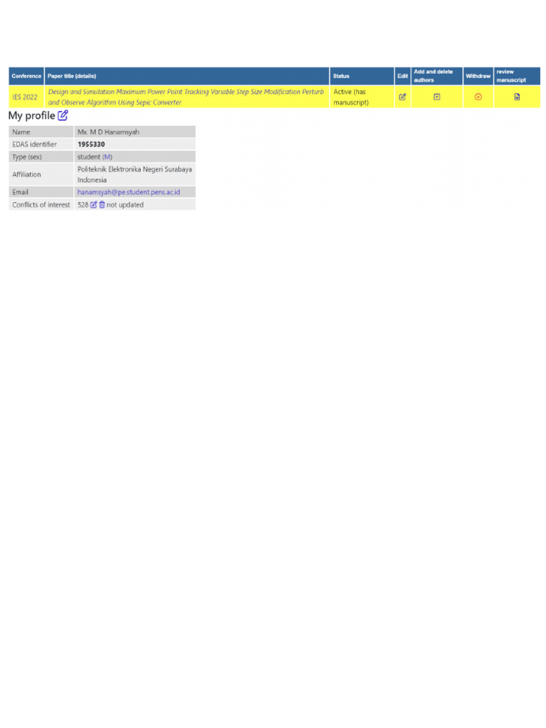 Muhammad Daffa Hanamsyah - Publikasi - 4 D4 ELIN A | PDF