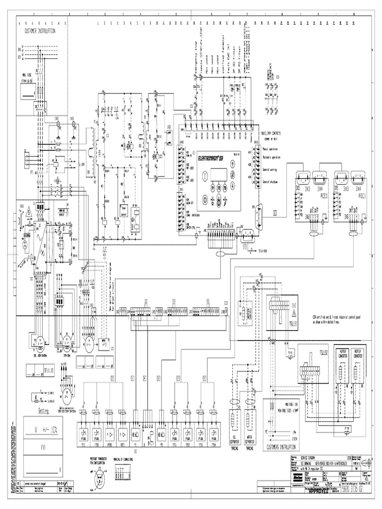 Service Diagram GA75-90VSD | PDF
