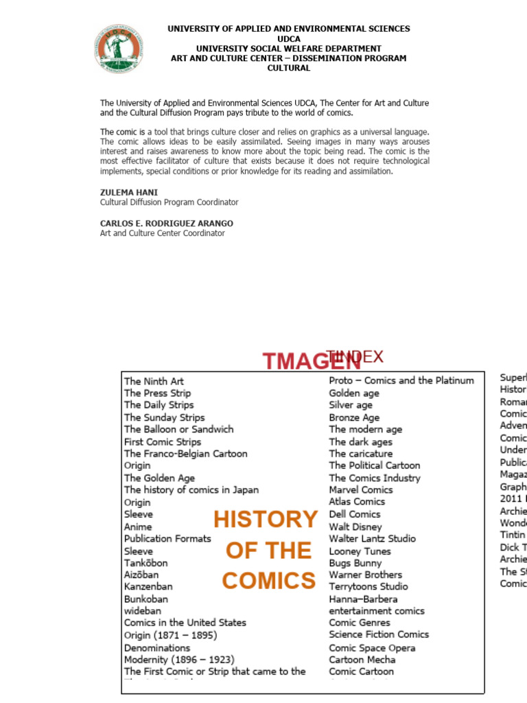 Comic History | PDF | Comic Strips | Shōnen Manga