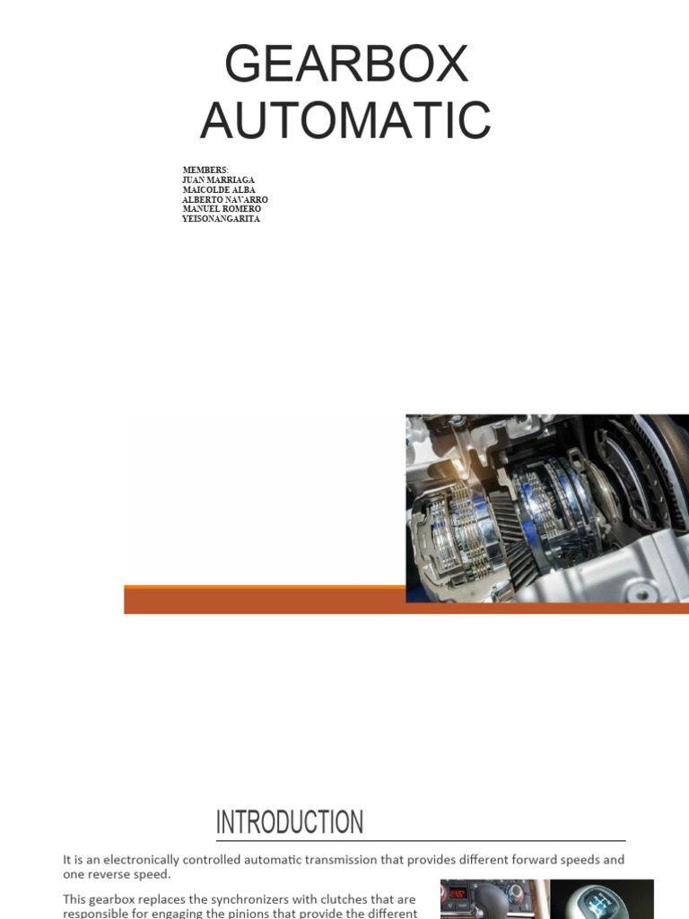 Automatic Gearbox | PDF | Automatic Transmission | Clutch