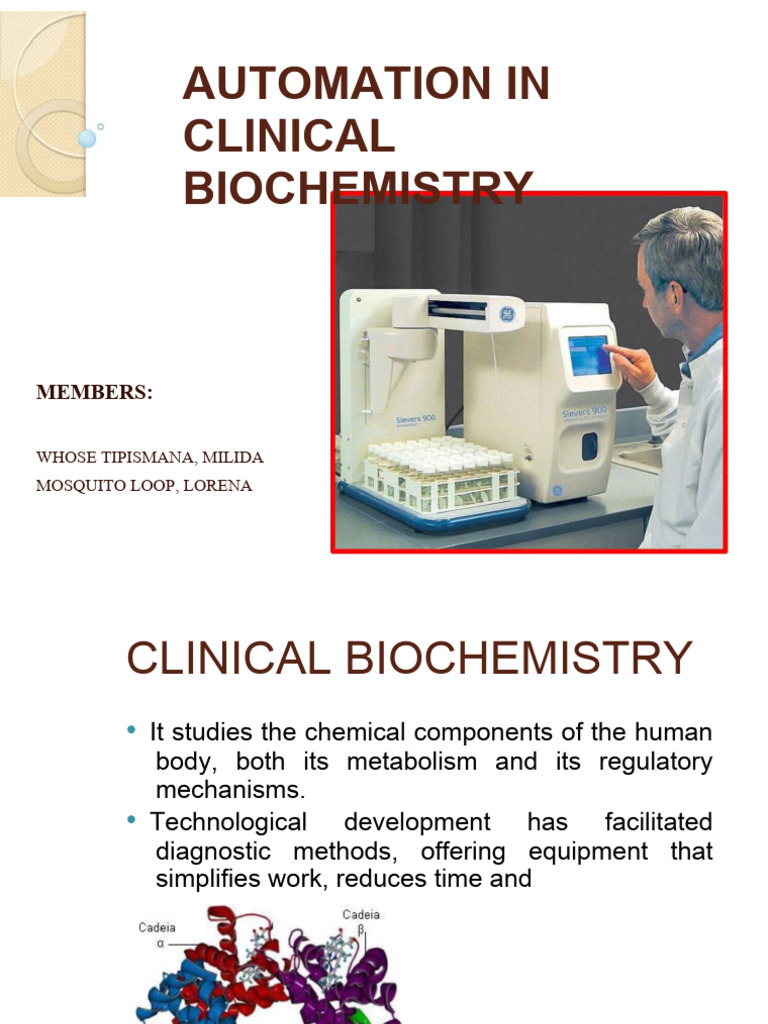 Automation in Clinical Biochemistry | PDF | Automation | Physical Sciences