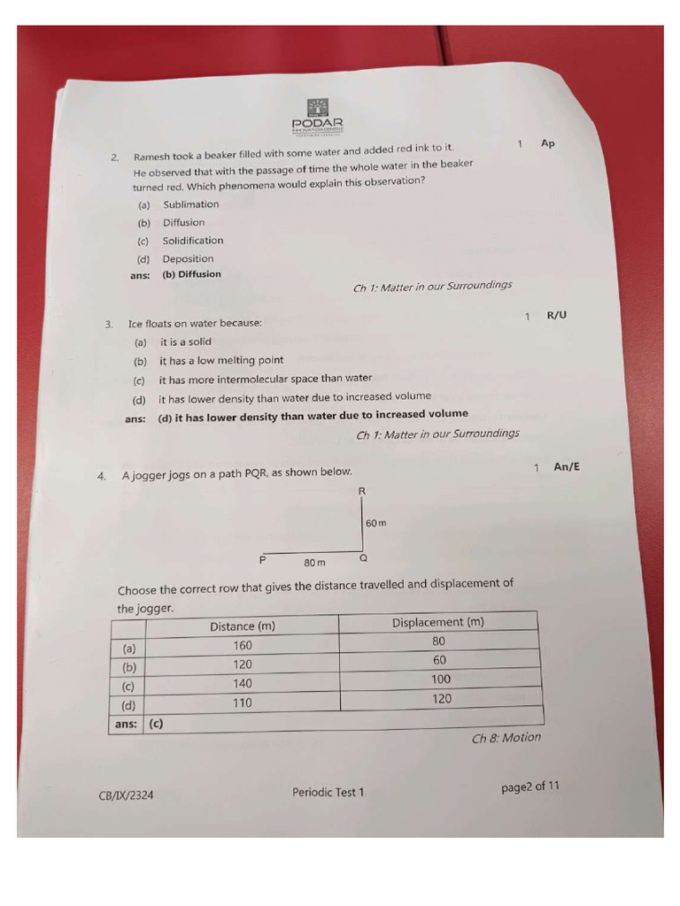 Grade IX Science Worksheet - Compressed - Compressed - Compressed | PDF