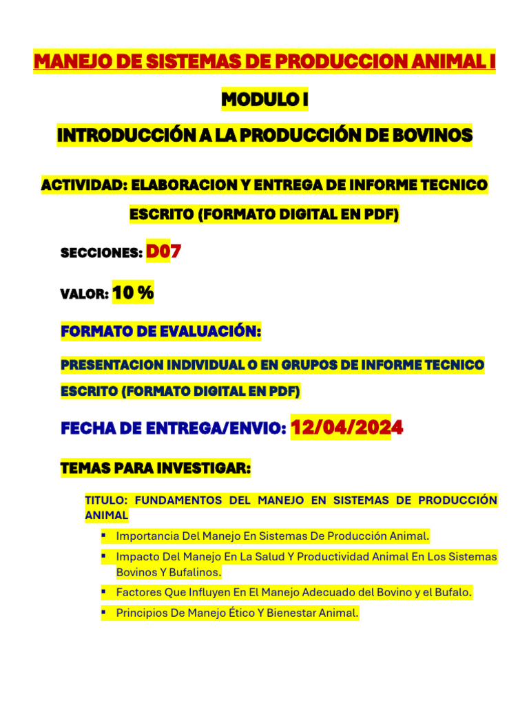 Adrian Faudito - Indicaciones Realizacion Informe Escrito - Modulo I | PDF