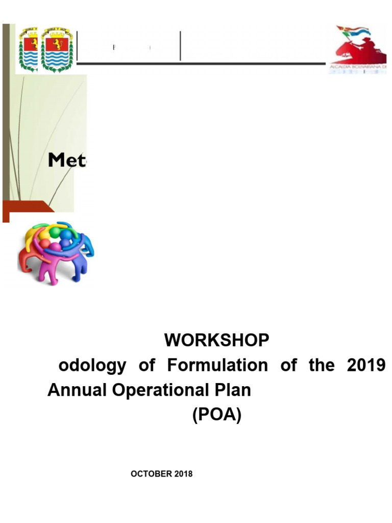 Methodology For Formulation of The Municipal Poa | PDF | Expense | Budget
