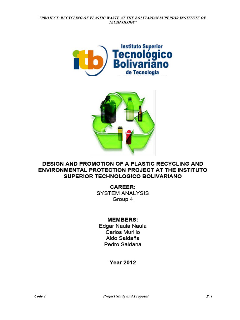 Recycling Project | Download Free PDF | Recycling | Waste