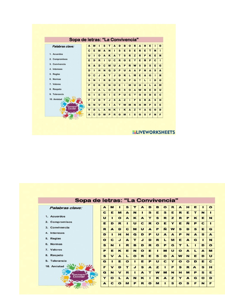 Sopas de Letra | PDF