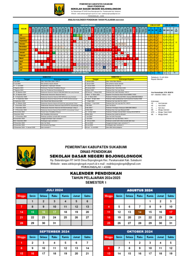 Kaldik 2024-2025 | PDF