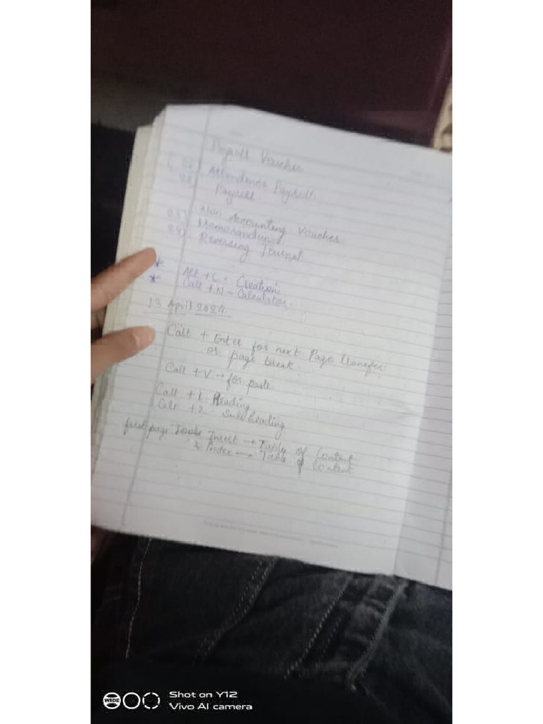 Tally Notes For Tally Students | PDF