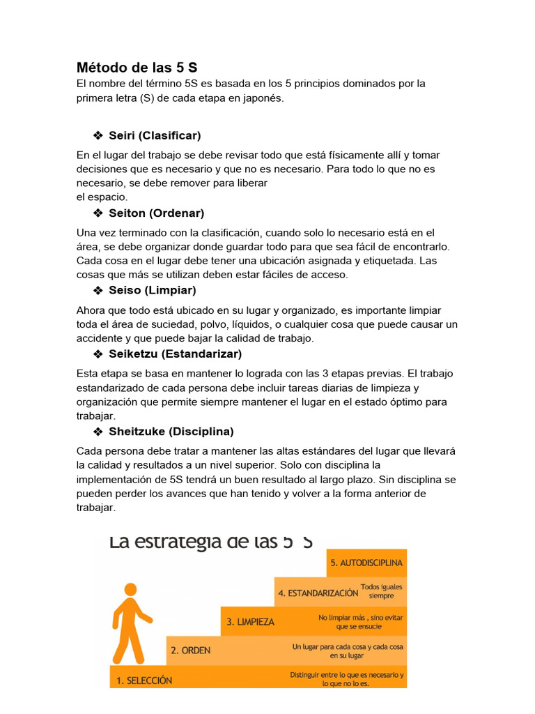 Método de Las 5 S | PDF