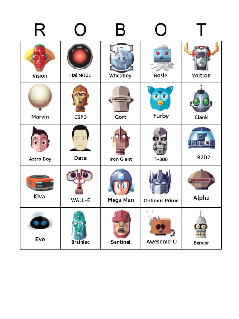 Robot Bingo | PDF