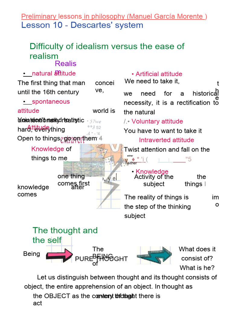 Preliminary Philosophy Lessons - Lesson 10 (Notes) | PDF | Existence ...