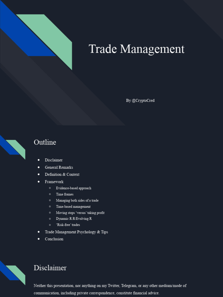 10 Trade Management | PDF | Order (Exchange)