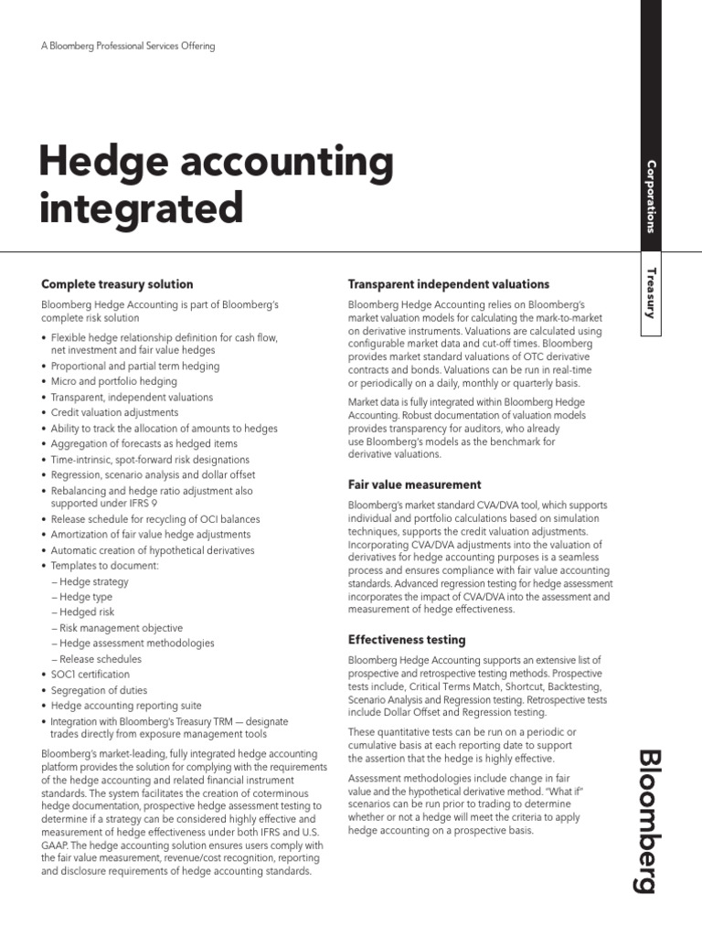 IFRS 9 Hedge Accounting Fact Sheet | Download Free PDF | Valuation ...