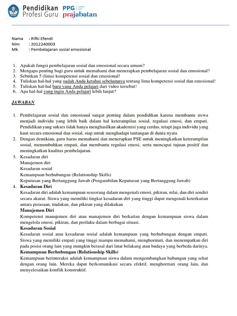 Eksplorasi Konsep LK.1.5 | PDF | Karier & Perkembangan | Pengembangan Diri