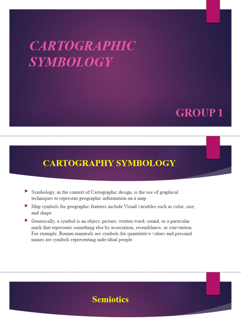 Group 1-Cartographic Symbology | PDF | Map