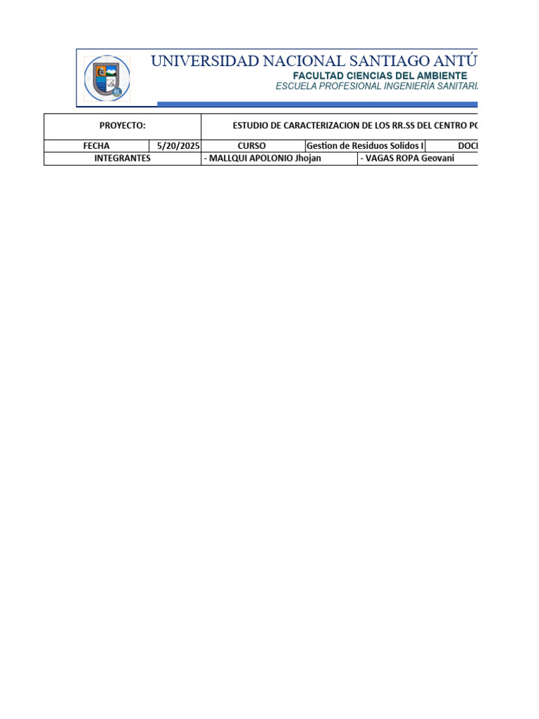 Gestion de Residuos Solidos - Chequio | PDF | Cuestiones ambientales ...