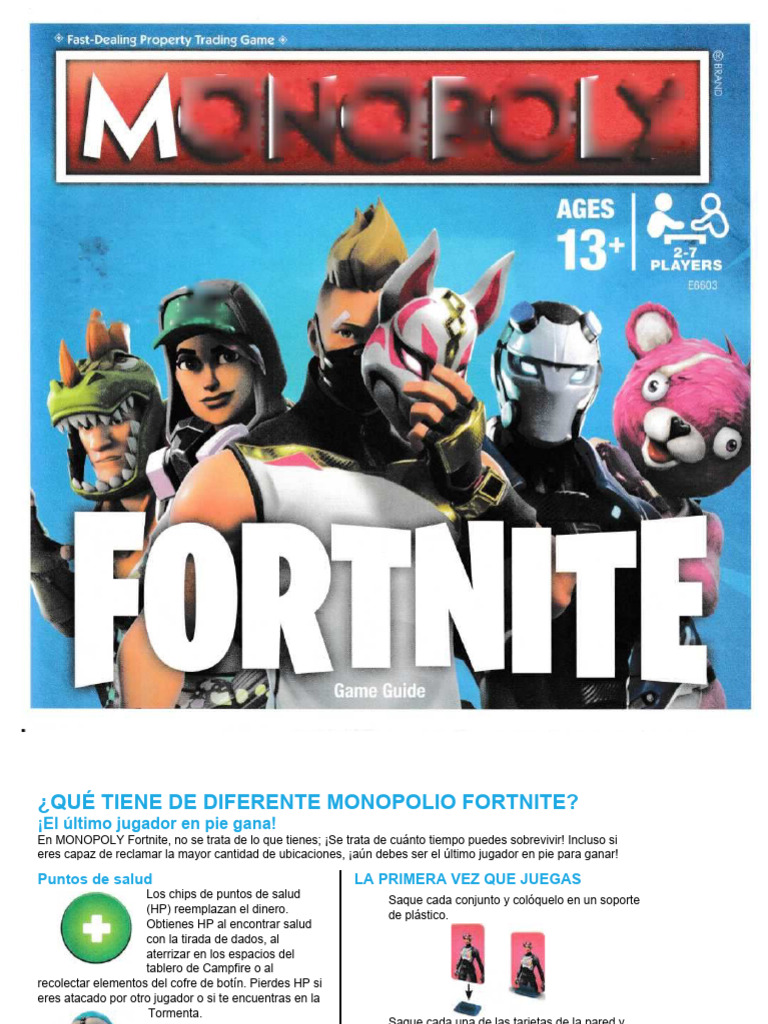 Guía Del Juego Fortnite Monopoly | PDF | Juego de azar