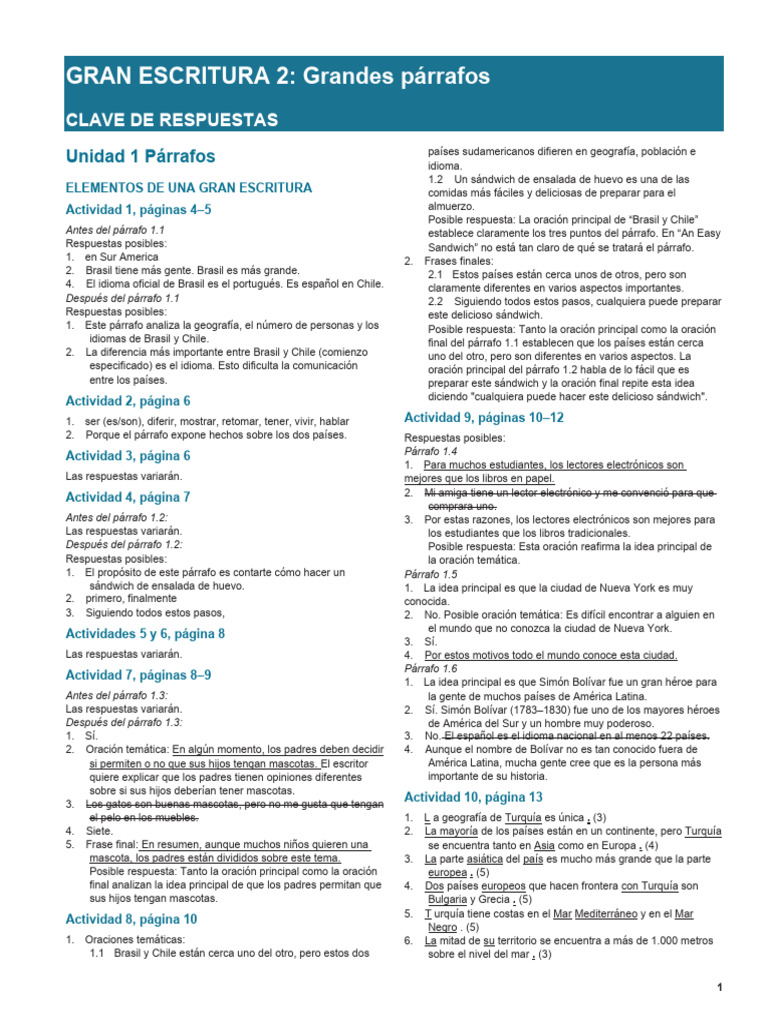 GRAN ESCRITURA 2: Grandes Párrafos | PDF | Tailandia | Europa