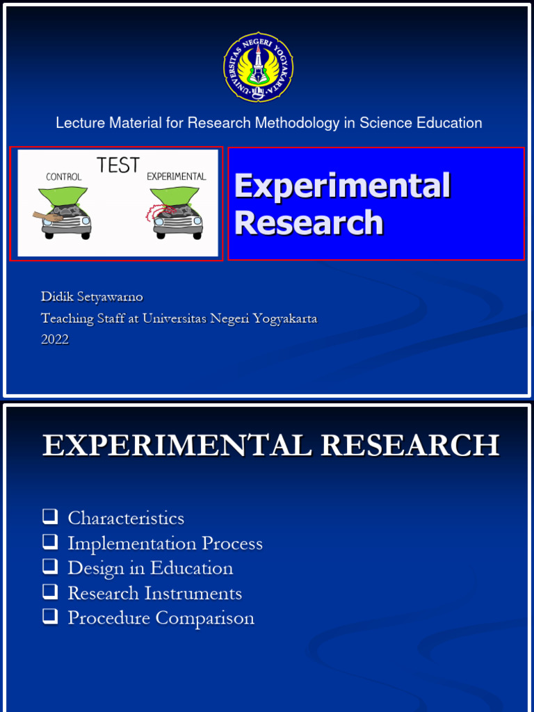 6-Penelitian Eksperimen - Kel 4 | PDF | Experiment | Scientific Method