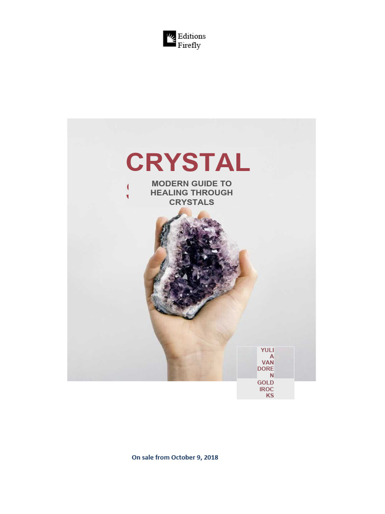 CRYSTALS. Yulia Van Doren. Modern Guide To Crystal Healing PDF | PDF | Quartz | Color