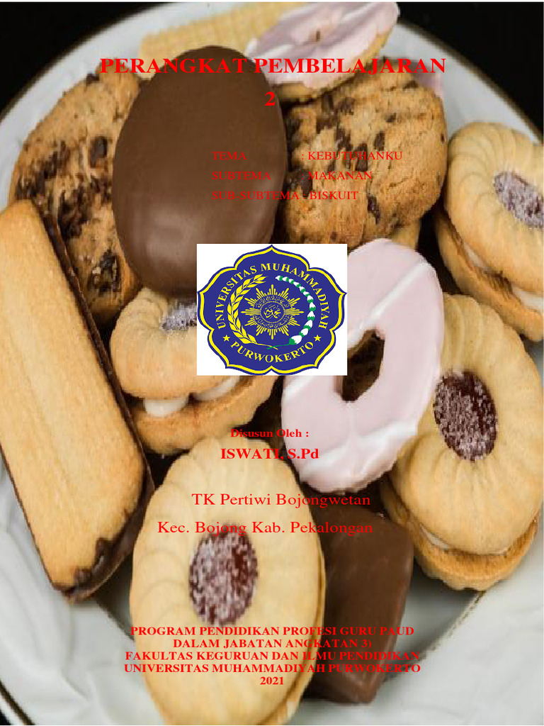 RPP - Tema Kebutuhanku - Makanan.biskuit - Daring | PDF