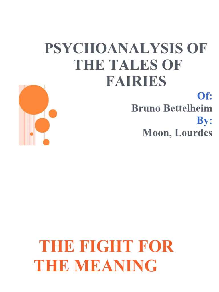 Psychoanalysis of Fairy Tales | PDF | Id | Unconscious Mind