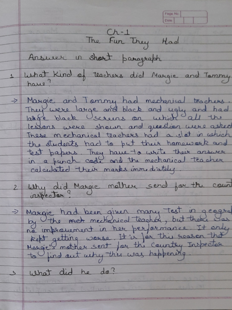 The Fun They Had | PDF