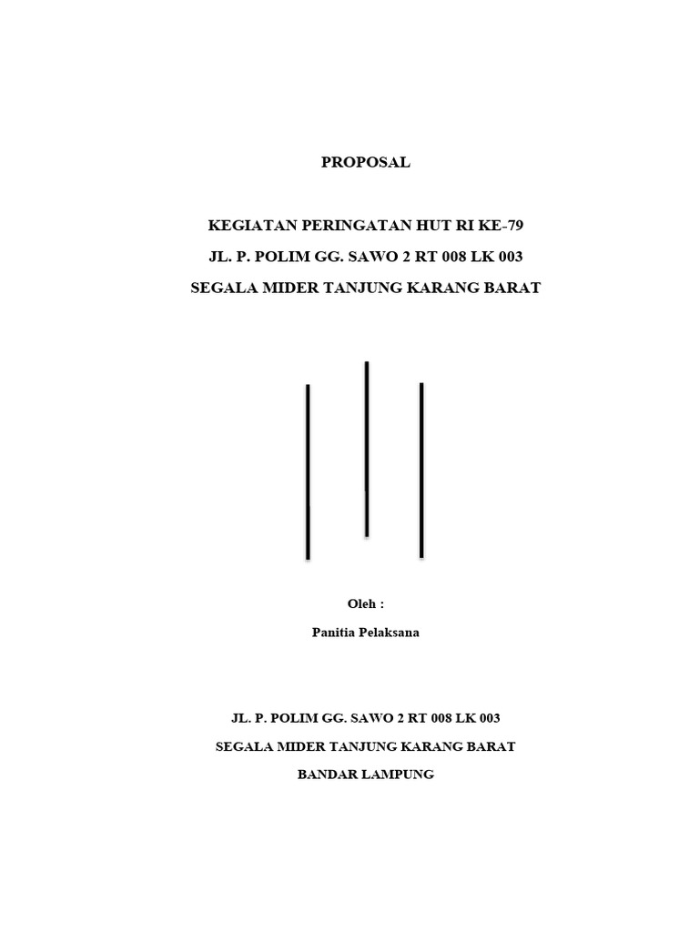 PROPOSAL Agustusan 2024 (3 | PDF