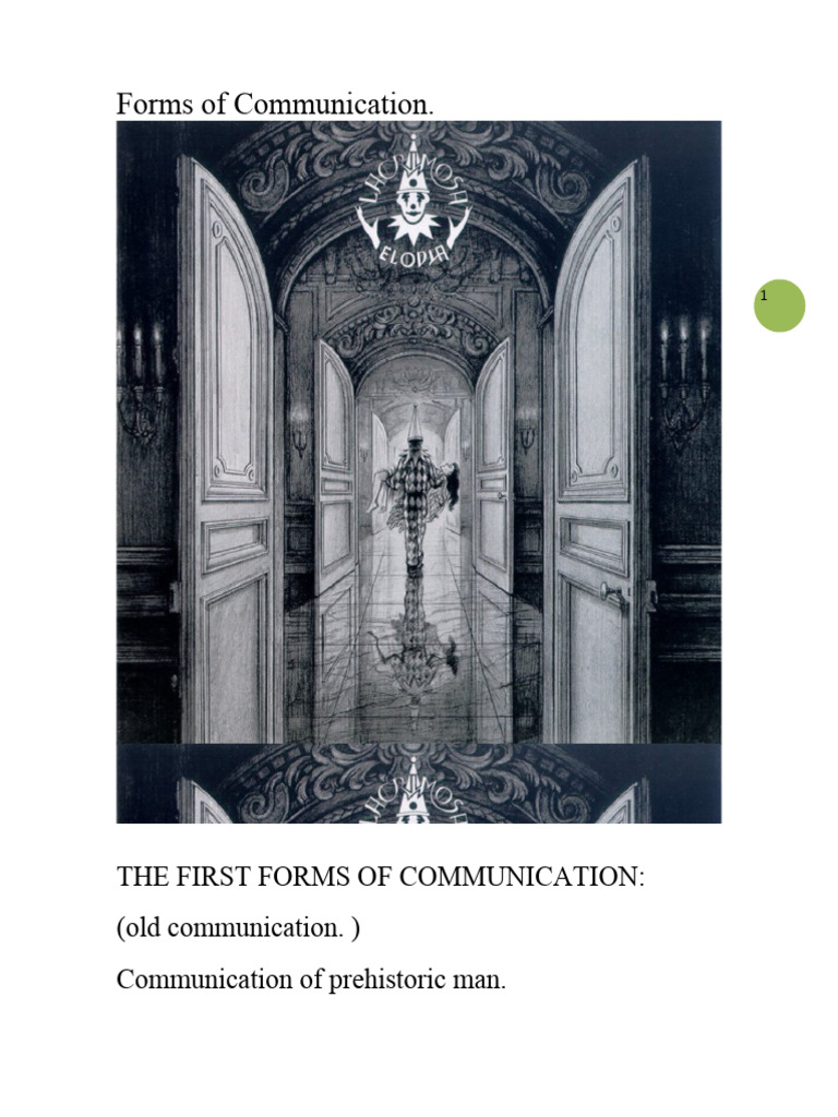 The First Forms of Communication | PDF | Wi Fi | Telephone
